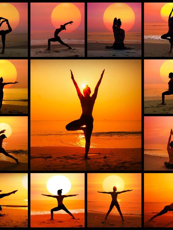 Yoga Pose Wallpaper Buy Online Hd Digital Print Yoga Pose Wallpaper